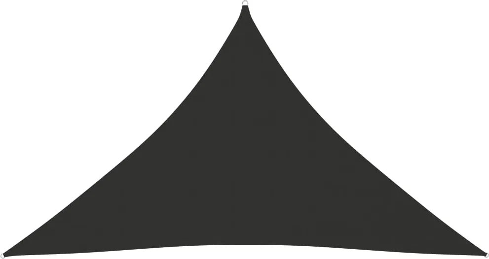 Stínící plachta oxfordská látka trojúhelník 5x5x6 m antracitová 135128