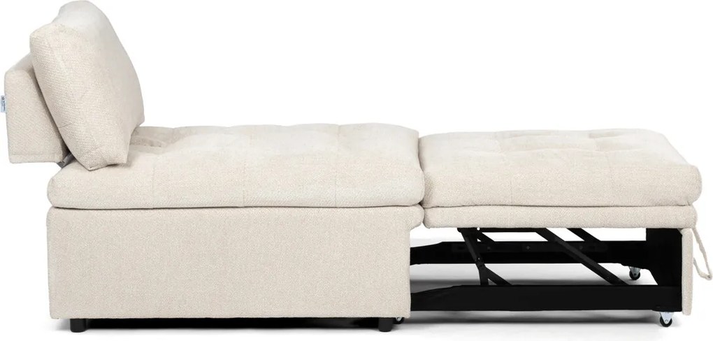 Autronic Rozkládací čalouněné křeslo ASB-C3410 Barva potahu: Zelená