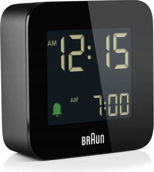 Budík Braun BC08 alarm podsvícení LCD