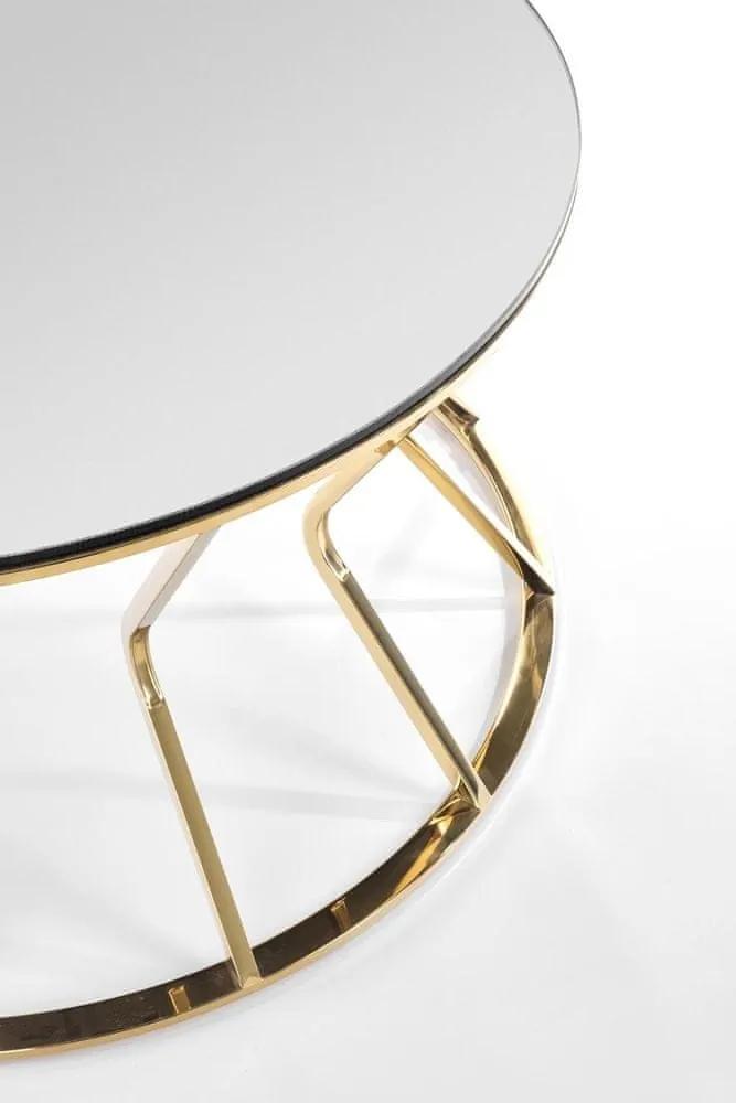 Intesi Konferenční stolek Finea L zrcadlo / zlatá