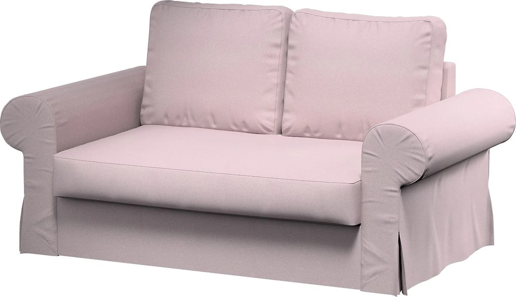 Potah na pohovku IKEA Backabro 2-místná, rozkládací barva růžová látka pletený vzor