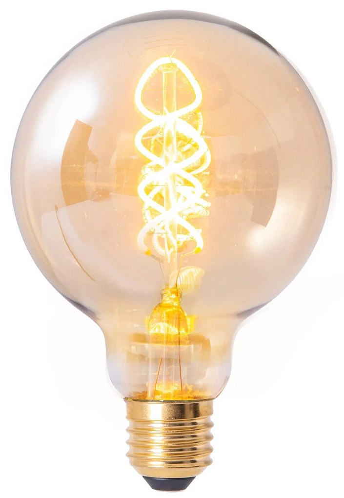 LED Filament Globe E27 G95 4W 180lm 1800K 3ks