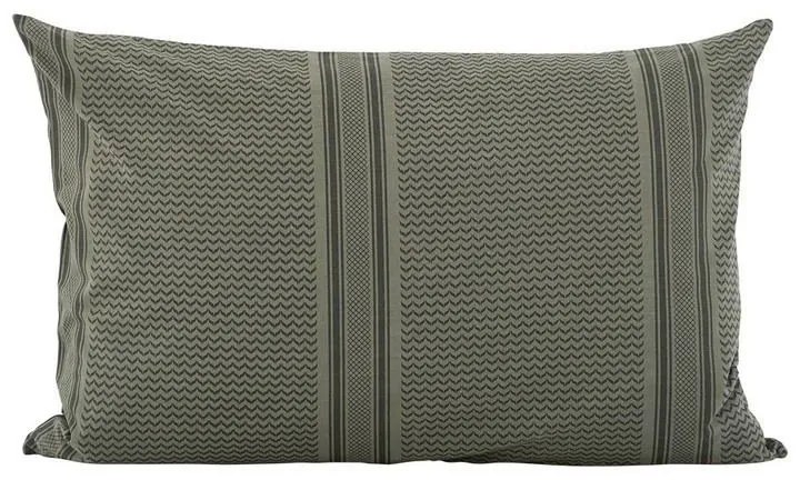 House Doctor Povlak na polštář Partisan Khaki 40x60, zelená barva, textil