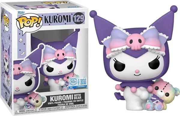 Funko POP! #129 Sanrio: Hello Kitty & Friends - Kuromi w/ Bear