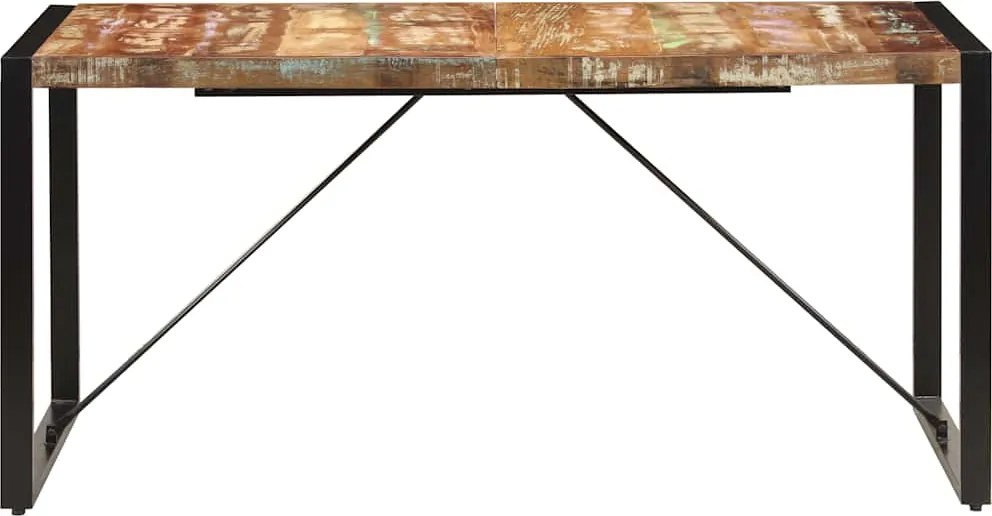Jídelní stůl 160 x 80 x 75 cm masivní recyklované dřevo 247418