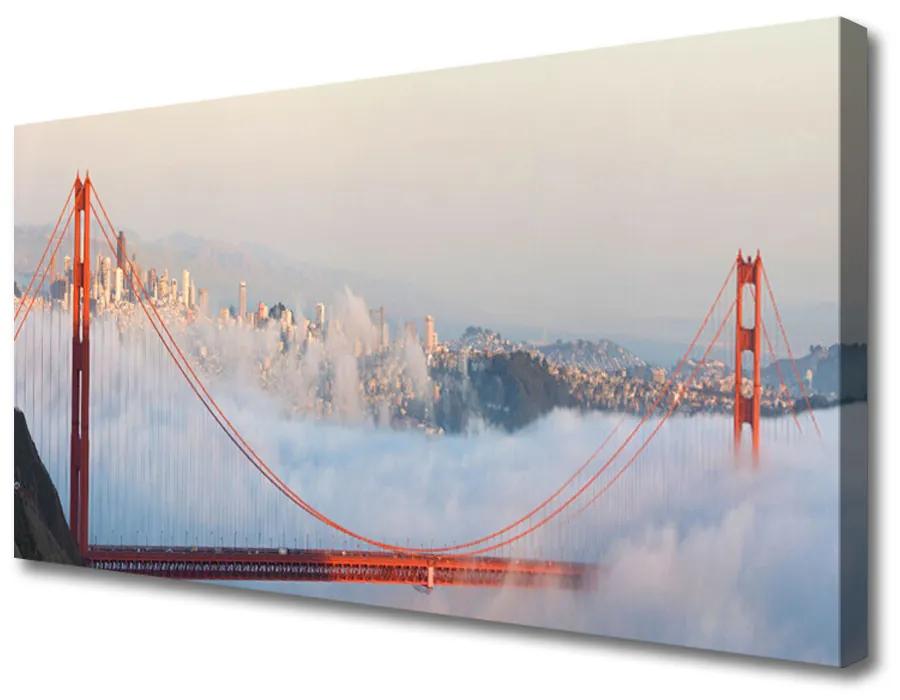 Obraz na plátně Mosty Architektura 125x50 cm