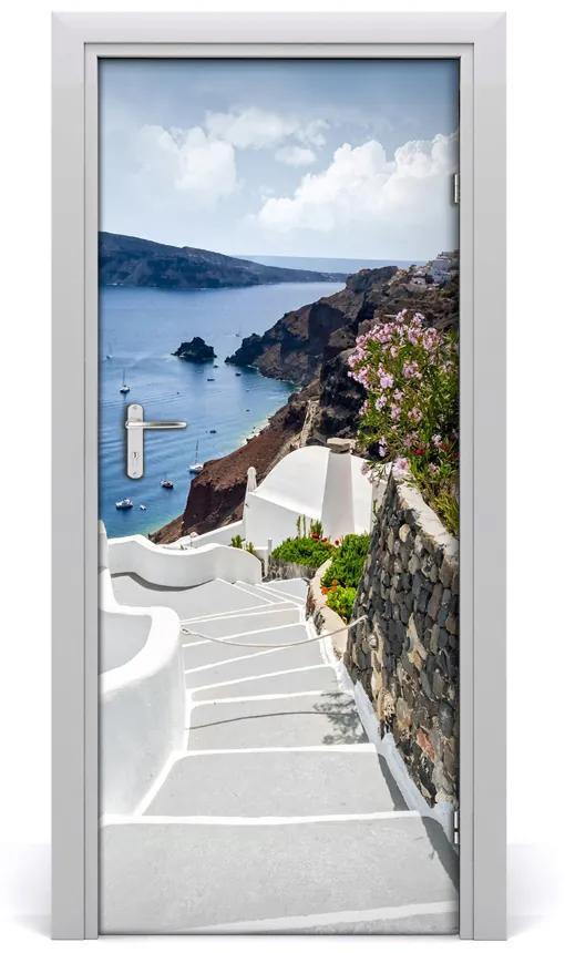 Fototapeta samolepící na dveře Santorini Řecko 75x205 cm