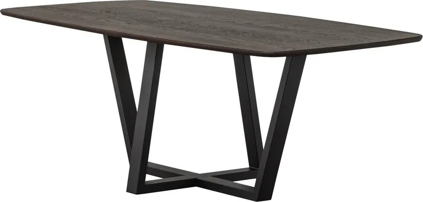 Jídelní stůl s deskou z dubového dřeva 100x220 cm Tablo – WOOOD