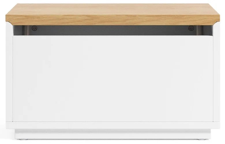 Truhla v dekoru dubu v přírodní barvě 60x35 cm Abilen – Kave Home