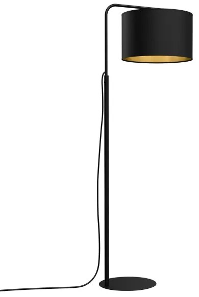 Stojací lampa ARDEN 1xE27/60W/230V černá/zlatá