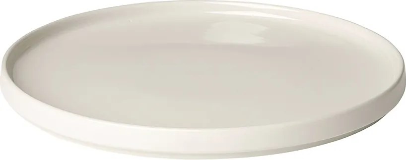 Mělký talíř Blomus PILAR P.27cm krémový