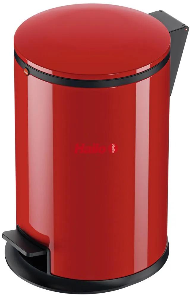 Hailo Pure 16 červený - designový odpadkový koš