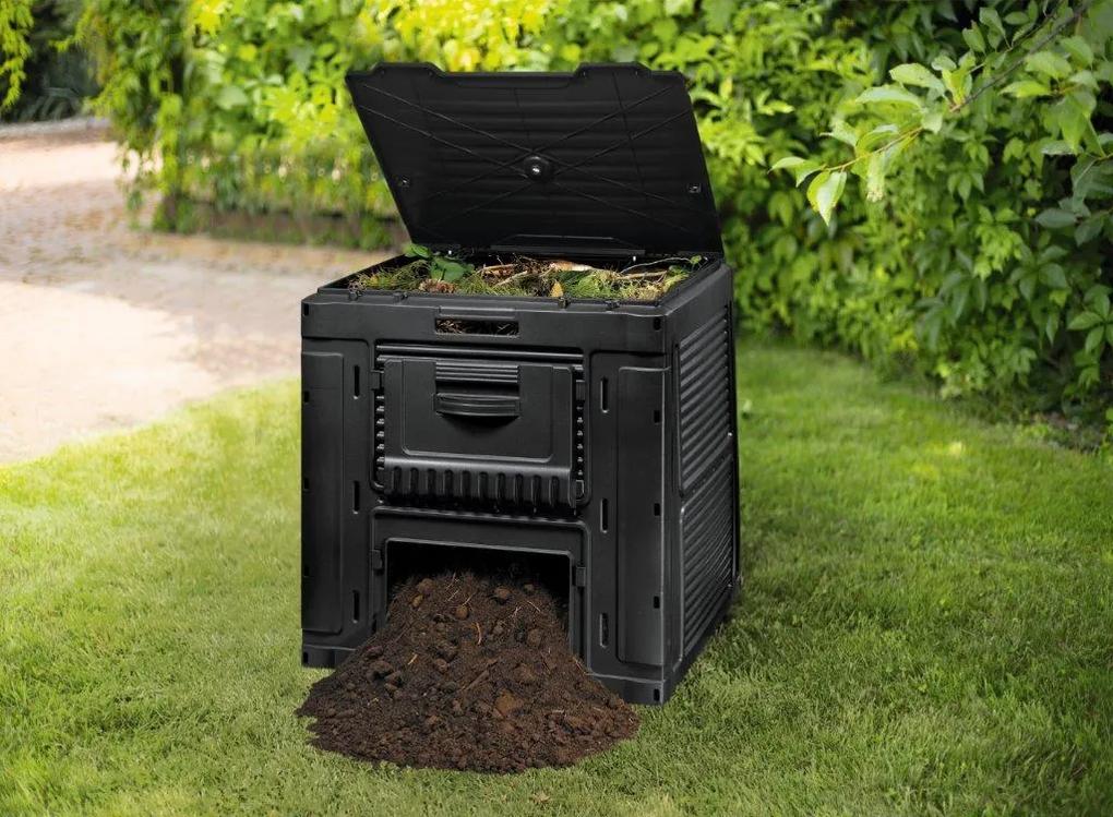 Kompostér Keter E-kompostér 470L s podstavcem černý