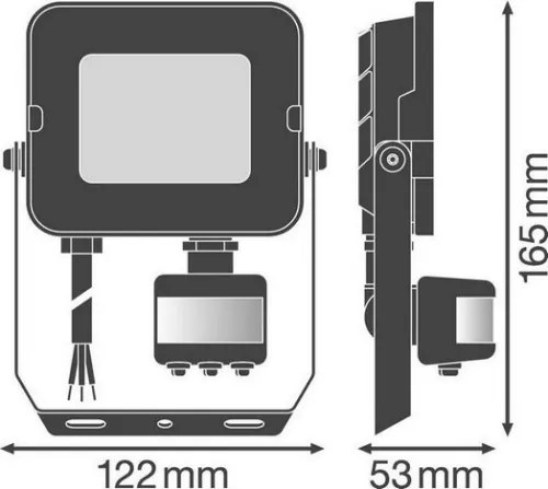 LED reflektor s pohybovým čidlem LEDVANCE FLOODLIGHT COMPACT 20W 4000K neutrální bílá
