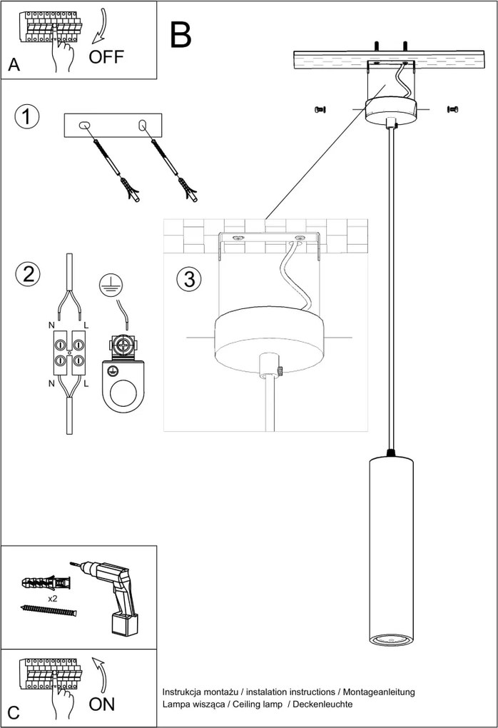 Sollux Lighting Keramická závěsná lampa NANCY
