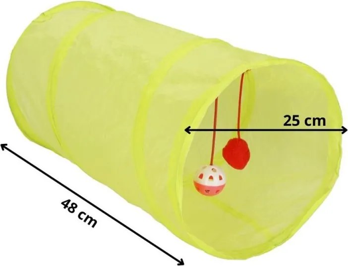 Interaktivní hračka pro kočku - Udice s hračkami + tunel 21 prvků SPRINGOS PA1072