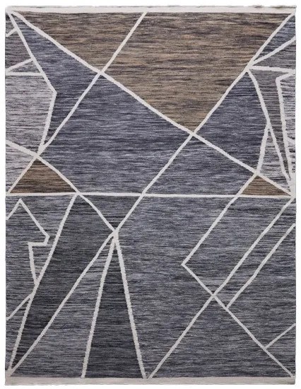 Diamond Carpets India, Ručně vázaný kusový koberec DaVinci's Ermine DESP P93 Mix, 240x300, šedá, chodba / předsíň
