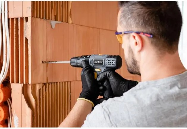 Vrtačka příklepová AKU REBEL TOOLS RB-1002