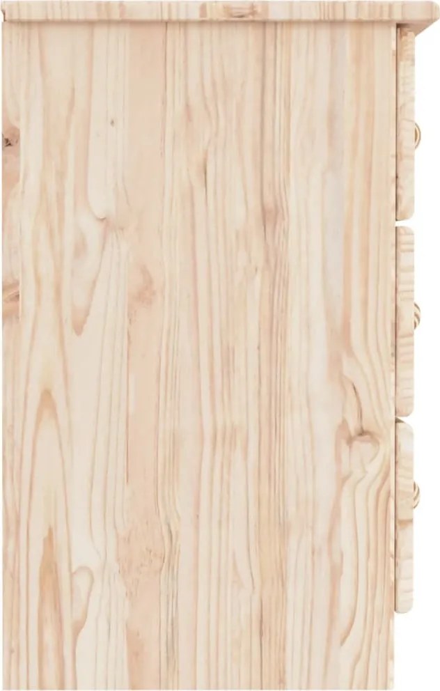 vidaXL Noční stolek ALTA 41 x 35 x 41 cm masivní borové dřevo [353917] Barva: Přírodní