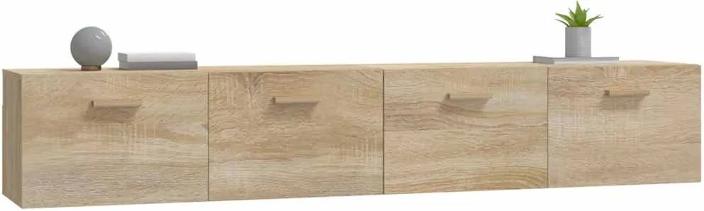 Nástěnné skříňky 2 ks dub sonoma 100x36,5x35cm kompozitní dřevo 3115662
