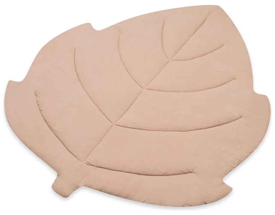 Mušelínová hrací deka Leaf beige