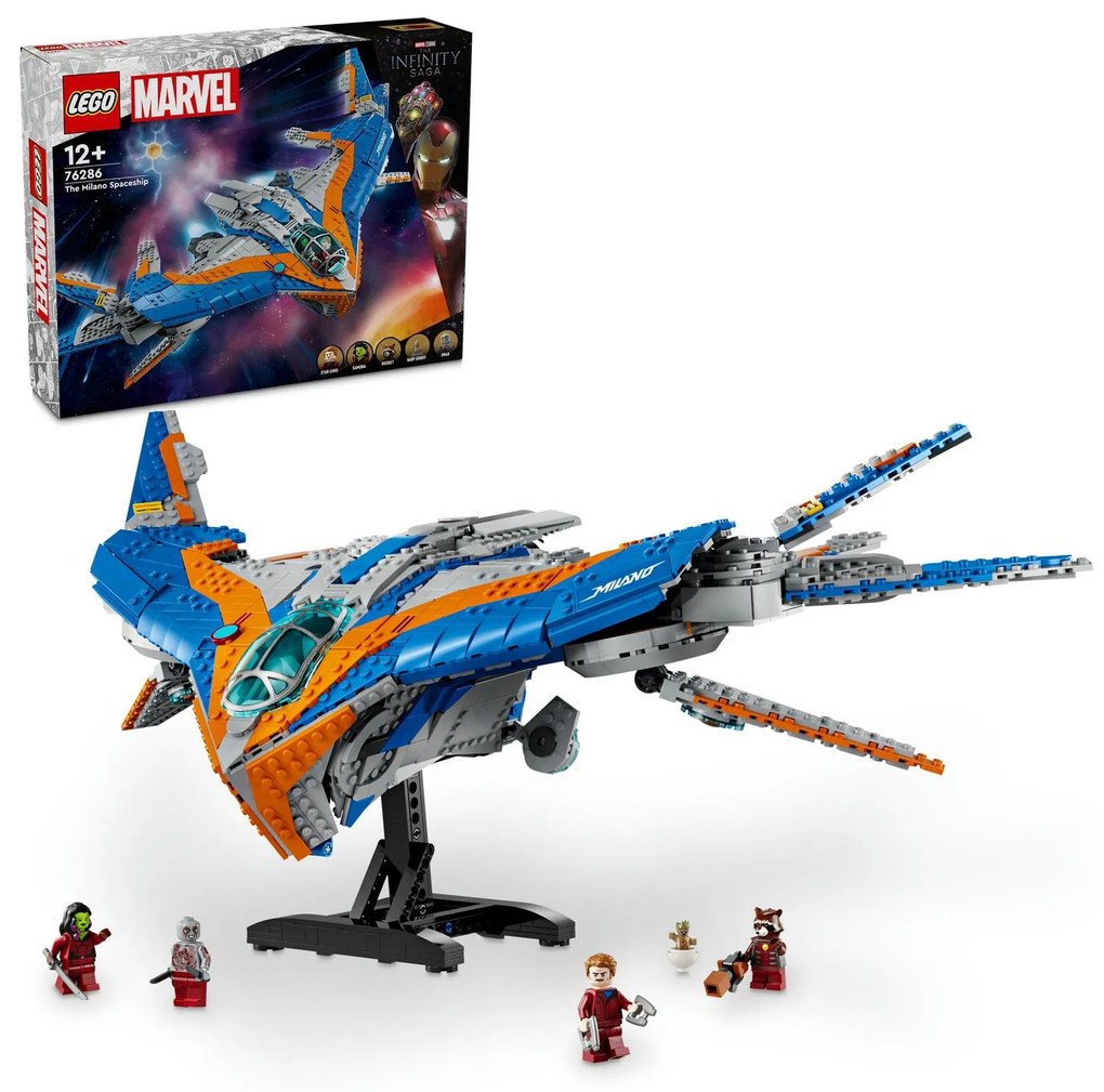 Lego stavebnice lego marvel 76286 strážci galaxie: milano