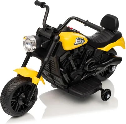 Elektrická motorka STAR žlutá