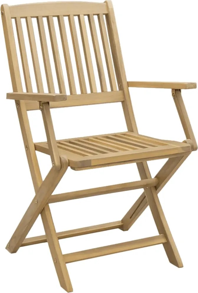 Skládací židle 8 ks 54,5x58x90 cm Masivní akácie 3214231