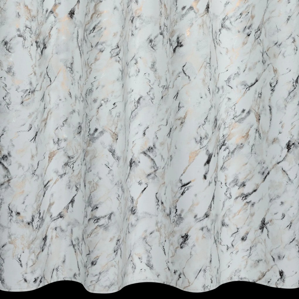 ZATEMŇOVACÍ ZÁVĚS NA KROUŽCÍCH SANCY 140X250 CM VZOROVANÁ