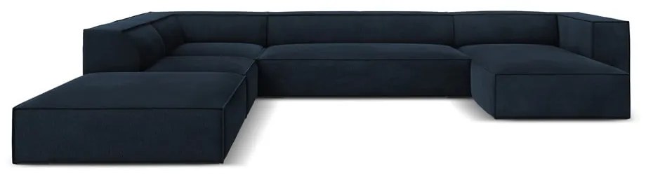 Tmavě modrá rohová pohovka (levý roh) Madame – Windsor &amp; Co Sofas