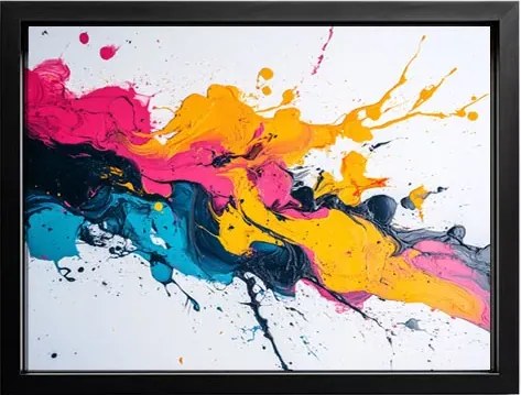 Barevná energie - obraz - Moderní abstrakce plná dynamiky 41A - A2 – 420 × 594 mm - 469 Kč
