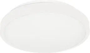 Stropní svítidlo ORNO SELENE CL/2XE27-10MV/W, 2xE27 senzor pohybu, max. 2x60W IP54, průměr 30,5cm, bílá