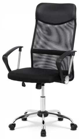 Kancelářská židle s podhlavníkem černá MESH KA-E305 BK