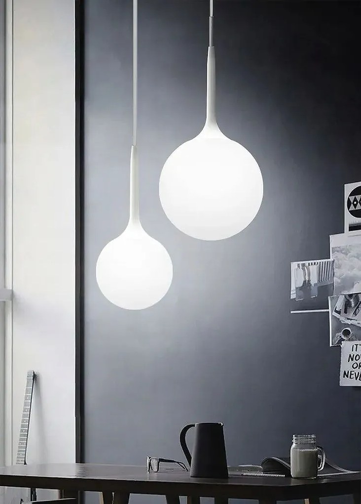 Toolight - Stropní lampa Cary 20cm 1xE27, bílá, OSW-00034
