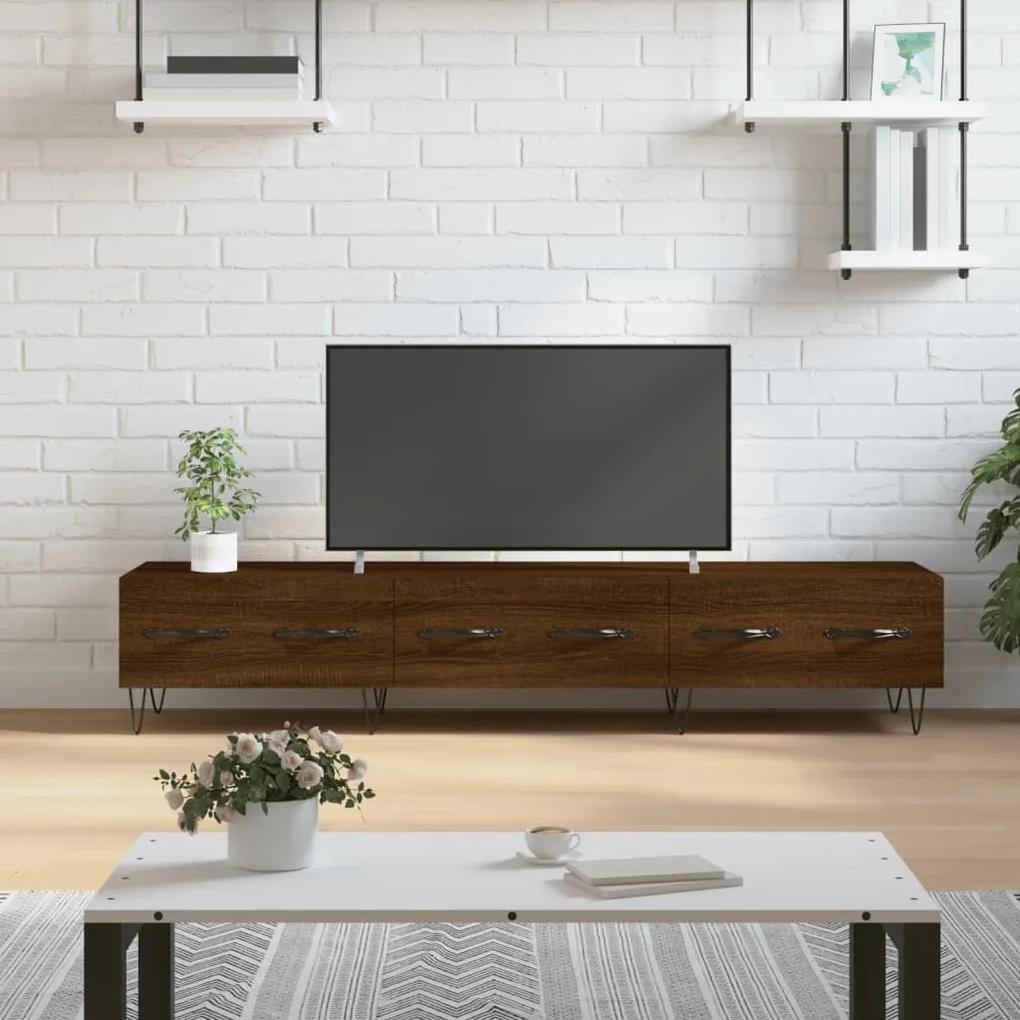 vidaXL TV skříňka hnědý dub 150 x 36 x 30 cm kompozitní dřevo