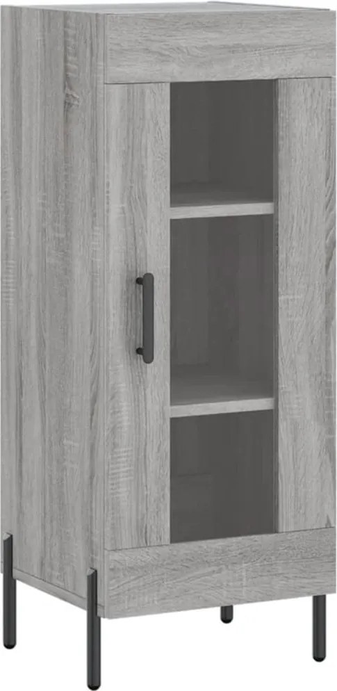 Skříň highboard šedá sonoma 34,5 x 34 x 180 cm kompozitní dřevo 3199439