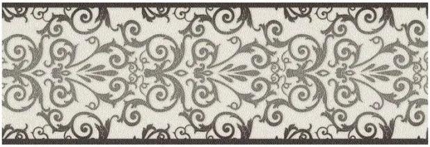 A.S. Création 93547-2 bordury na zeď Versace | 17,7 cm x 5 m | černá, bílá vliesová bordura na stěnu 935472