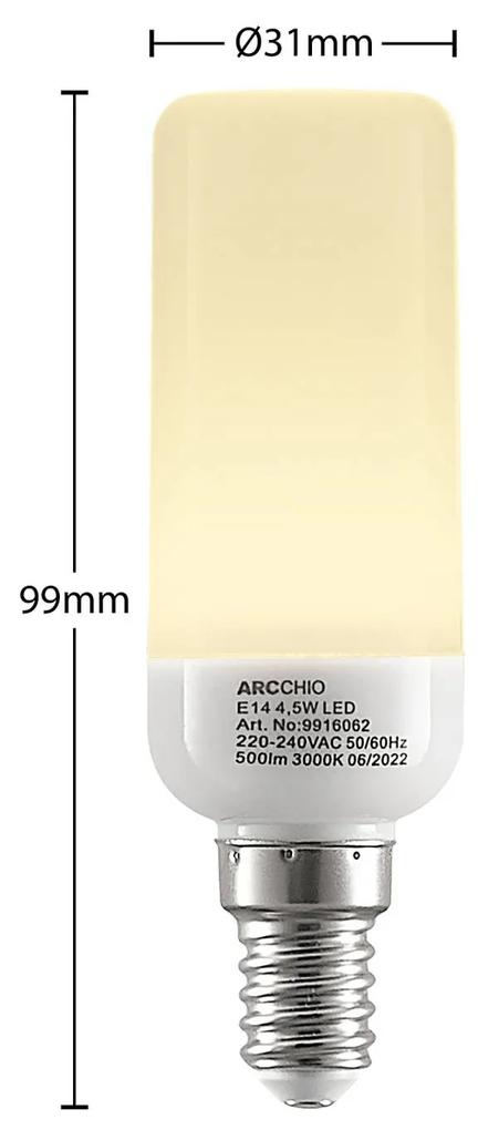 Arcchio LED trubková žárovka E14 4,5W 3 000K 3ks