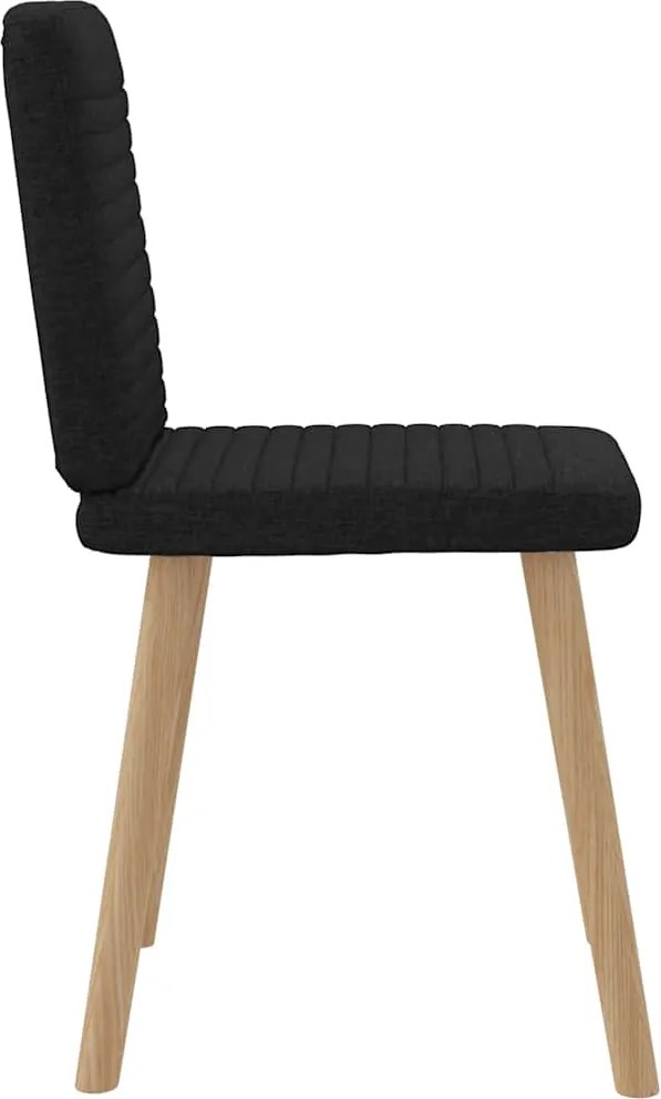 Jídelní židle 6 ks černé textil 3315516