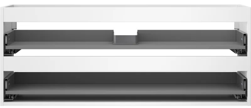 Mexen Box-A, závěsná skříňka 120 cm, 2 zásuvky, bílá matná, 91AX0-1200-470-2-01
