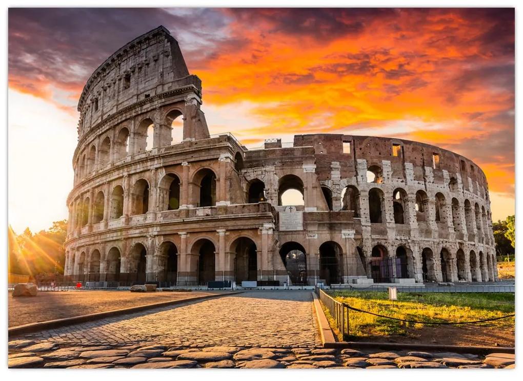 Skleněný obraz - Koloseum v Římě (70x50 cm)