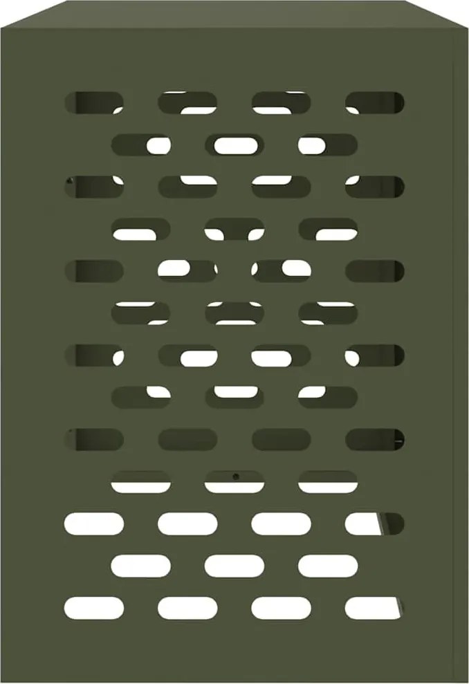 vidaXL Ochrana klimatizace Olivově zelená 100 x 50 x 70 cm [865900]