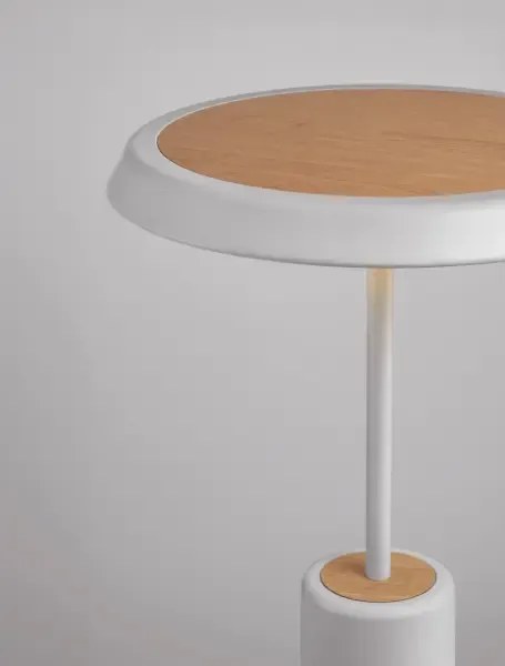 Moderní stolní lampa Ophelia Bílá