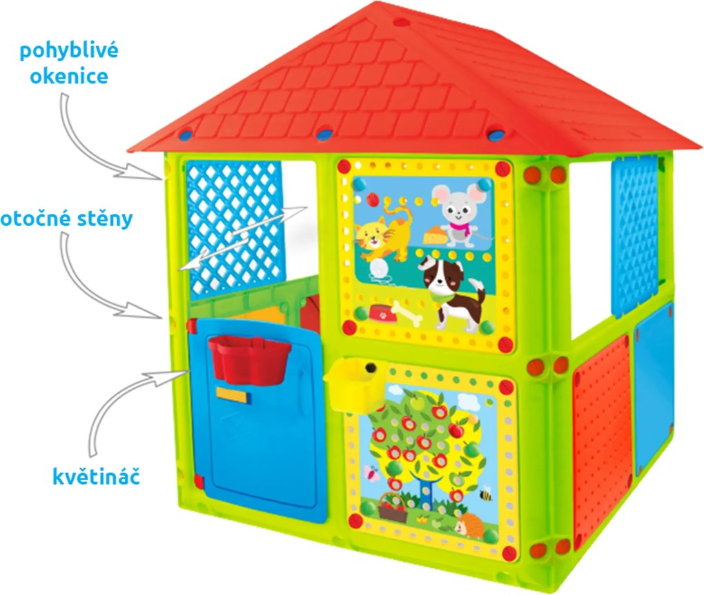 Mochtoys Plastový domek Smart House