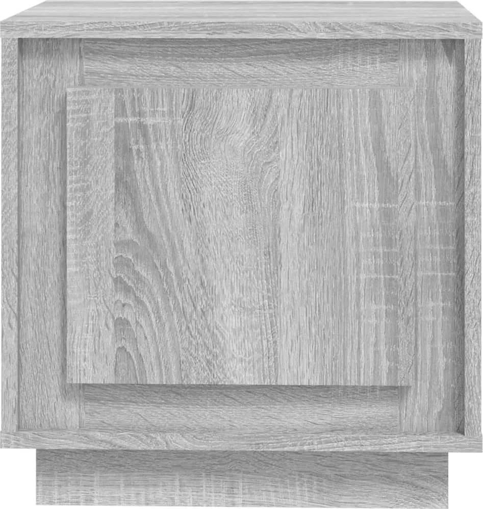 vidaXL Noční stolek 44 x 35 x 45 cm kompozitní dřevo [819848] Barva: Betonová šedá