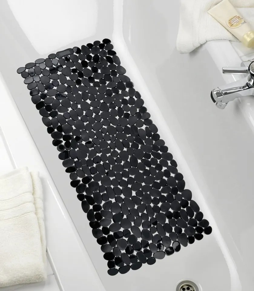 Protiskluzová podložka pro sprchového koutu PARADISE - černá barva, WENKO