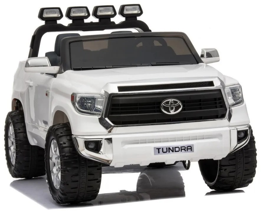 Elektrické autíčko Dvoumístná Toyota Tundra 24V XXL, 2.4GHz, EVA kola bílá