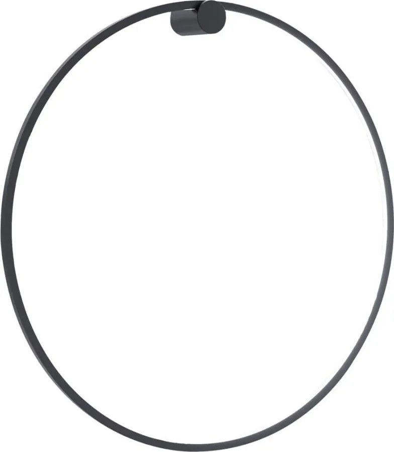 LED Nástěnné svítidlo SATURNO LED/46W/230V pr. 80 cm IP44 černá