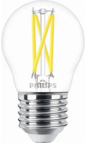 LED žárovka E27 Philips P45 CL 2,5W (25W) teplá bílá (2200-2700K) stmívatelná DimTone