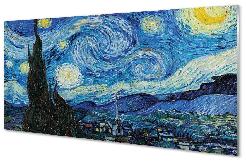 akrylový obraz Art hvězdné noci 100x50 cm